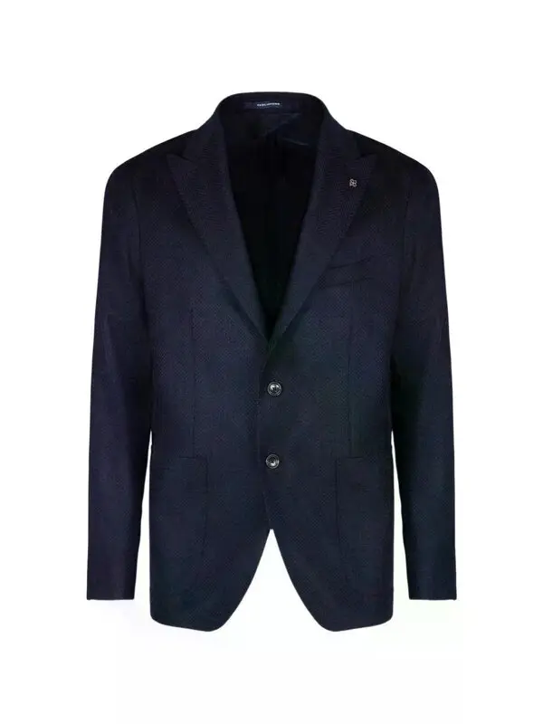 Tagliatore Virgin Wool Blazer - Blue