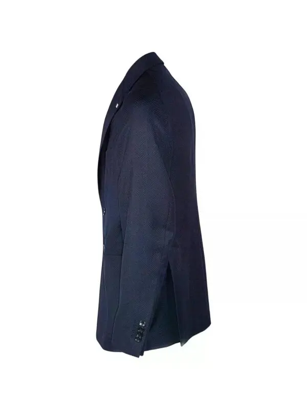 Tagliatore Virgin Wool Blazer - Blue