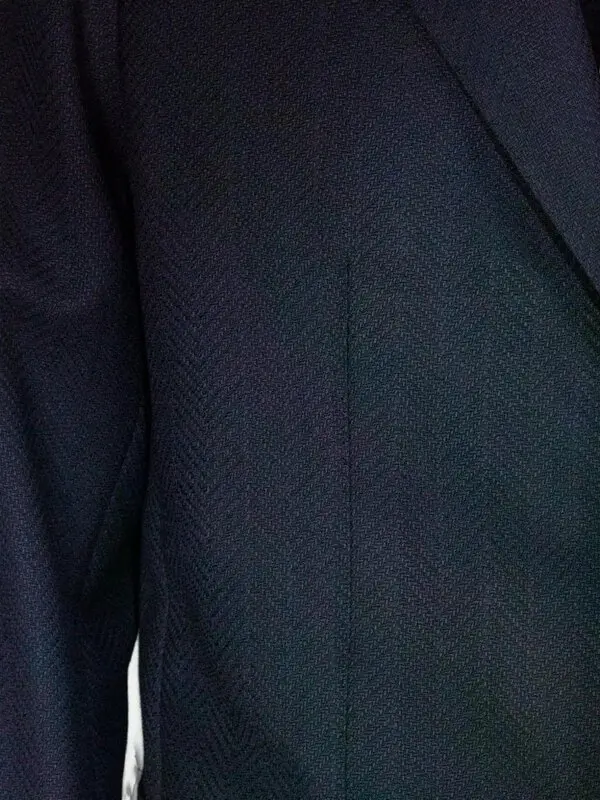 Tagliatore Virgin Wool Blazer - Blue
