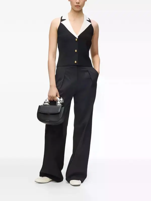Karl Lagerfeld V-neck Knit Top
