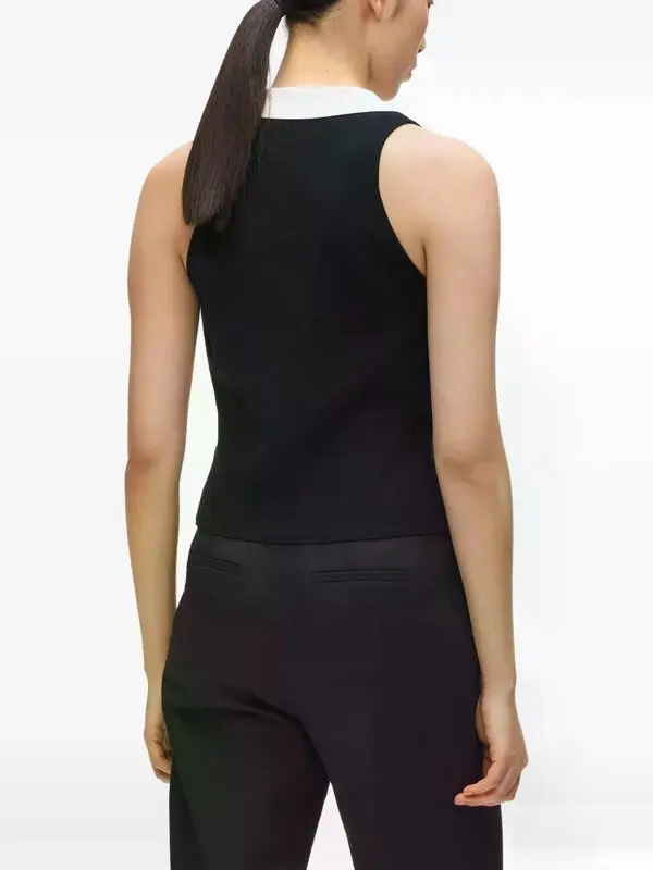 Karl Lagerfeld V-neck Knit Top