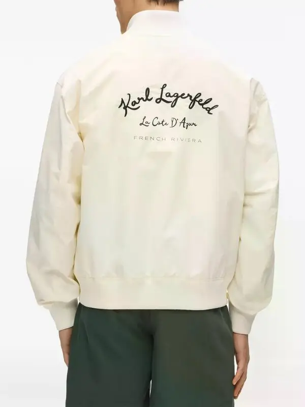 Karl Lagerfeld Rib Collar Vacances Jacket