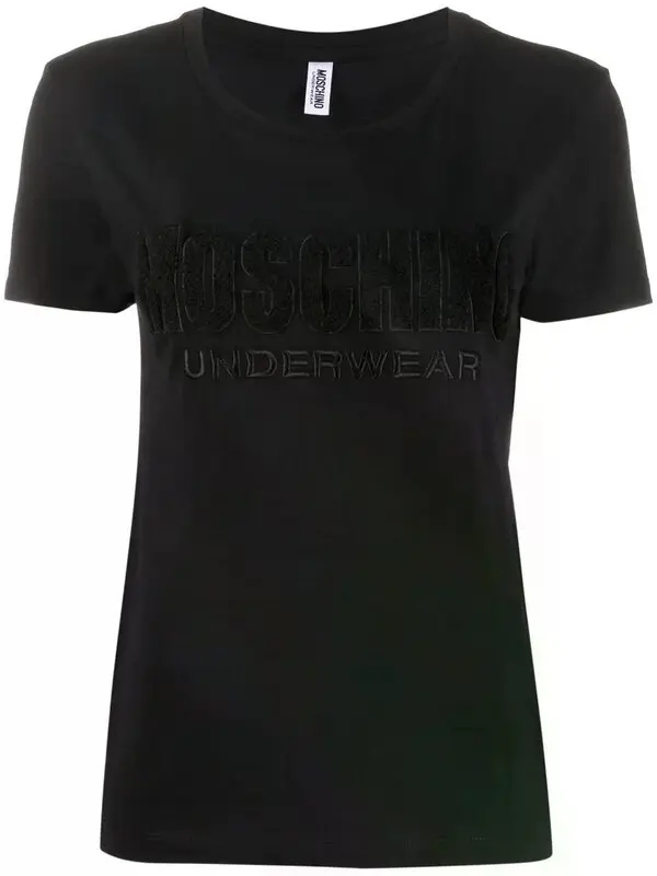 Moschino Logo Embroidered T-shirt