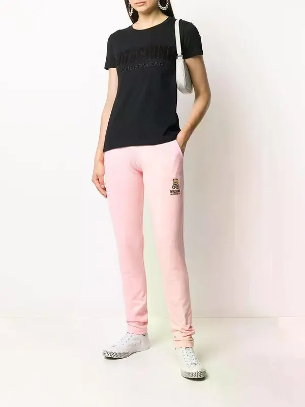 Moschino Logo Embroidered T-shirt