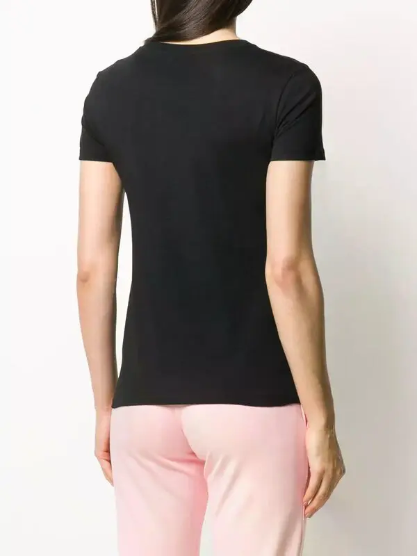 Moschino Logo Embroidered T-shirt