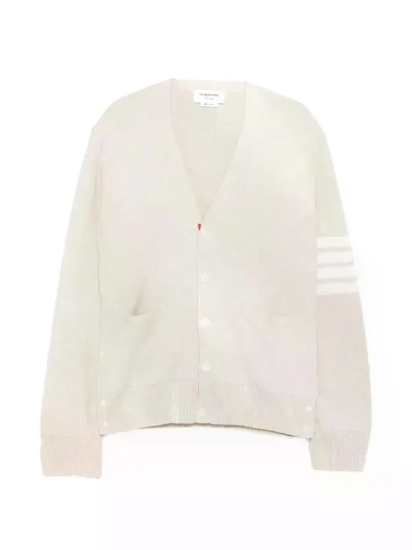 Thom Browne 4-bar V-neck Cardigan