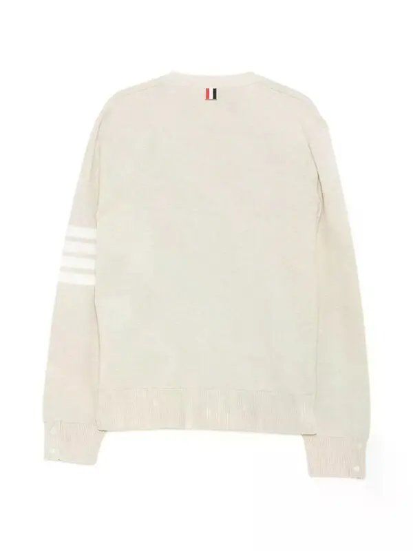 Thom Browne 4-bar V-neck Cardigan