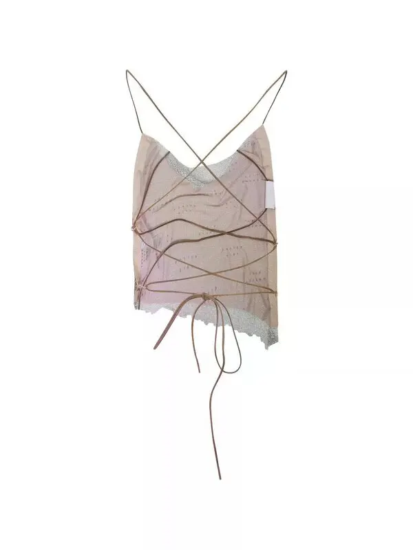 POSTER GIRL Rhinestone-embellished Top
