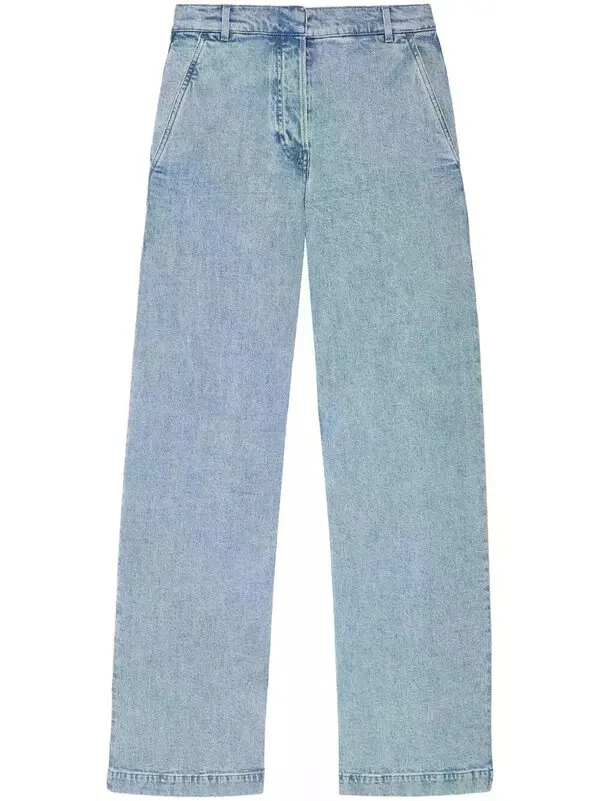 Another Tomorrow Wide-leg Jeans - Blue