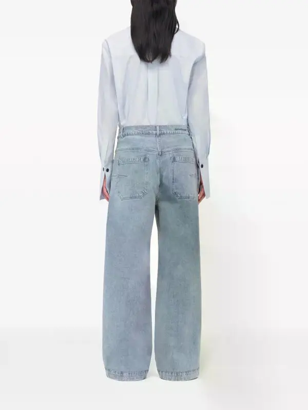 Another Tomorrow Wide-leg Jeans - Blue