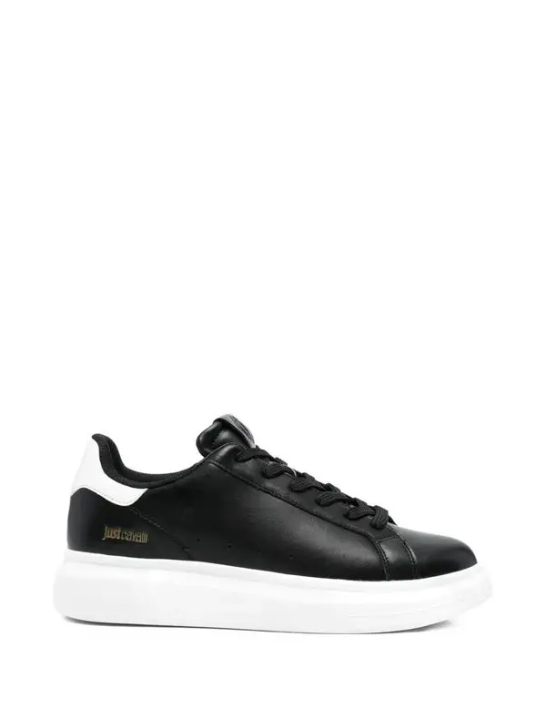 Just Cavalli Lace-up Sneakers - Black