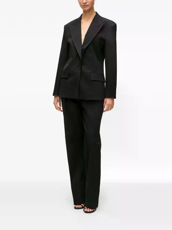 Karl Lagerfeld Pleated Wide Leg Pants