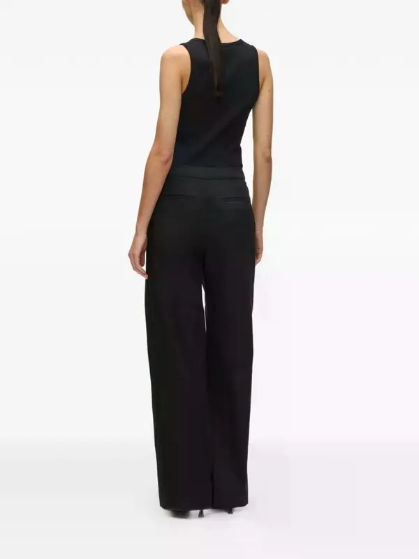 Karl Lagerfeld Pleated Wide Leg Pants
