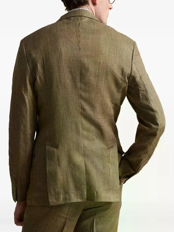 Polo Ralph Lauren Glen-plaid Double-breasted Blazer - Neutrals