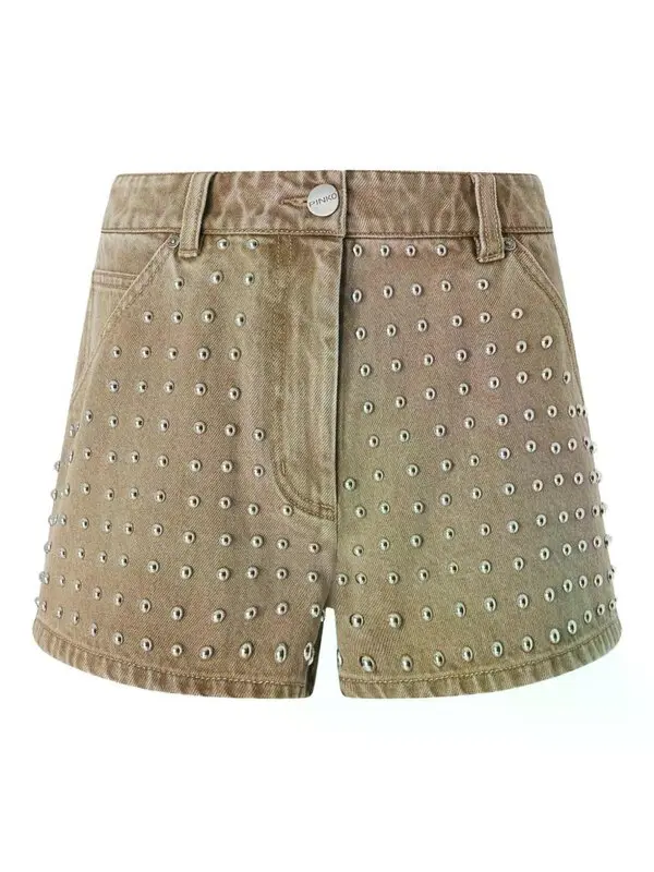 Pinko Stud-embellished Shorts