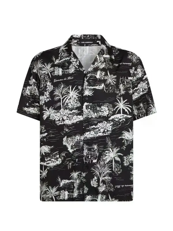Karl Lagerfeld Vacances Print Shirt