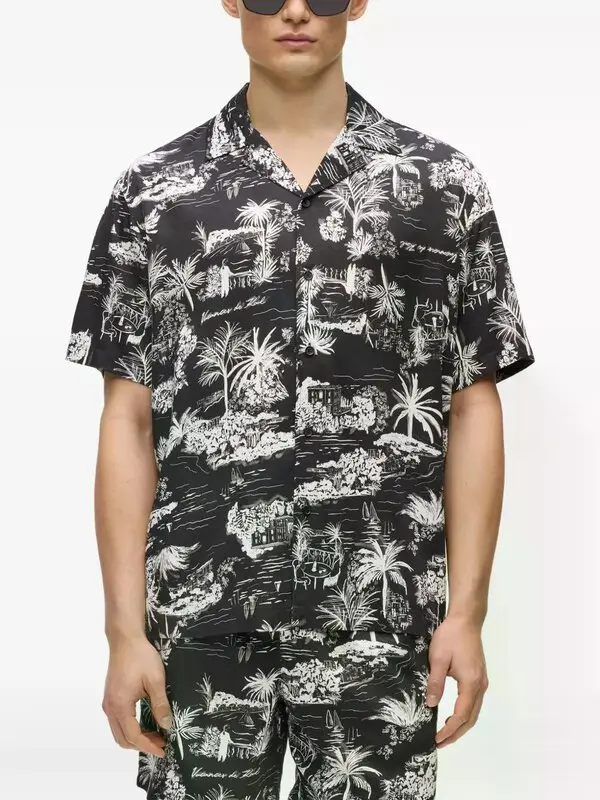 Karl Lagerfeld Vacances Print Shirt