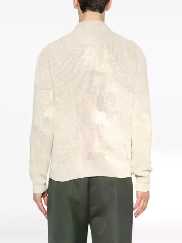 LARDINI Half-zip Polo Sweater