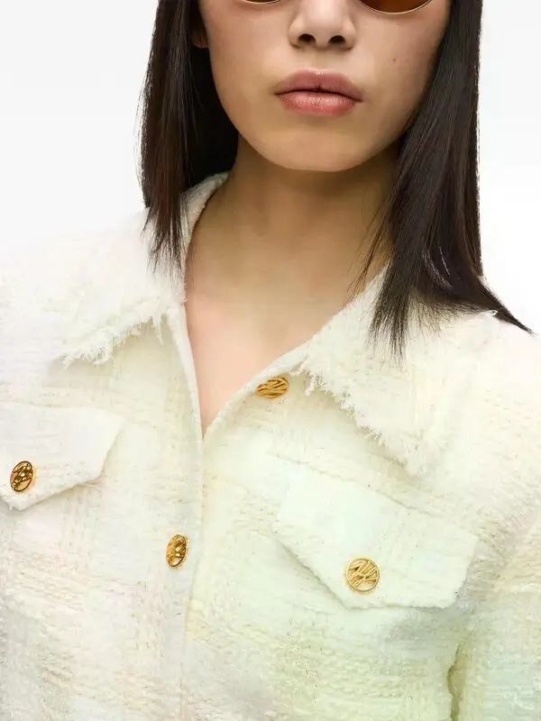 Karl Lagerfeld Button-fastening Tweed Jacket