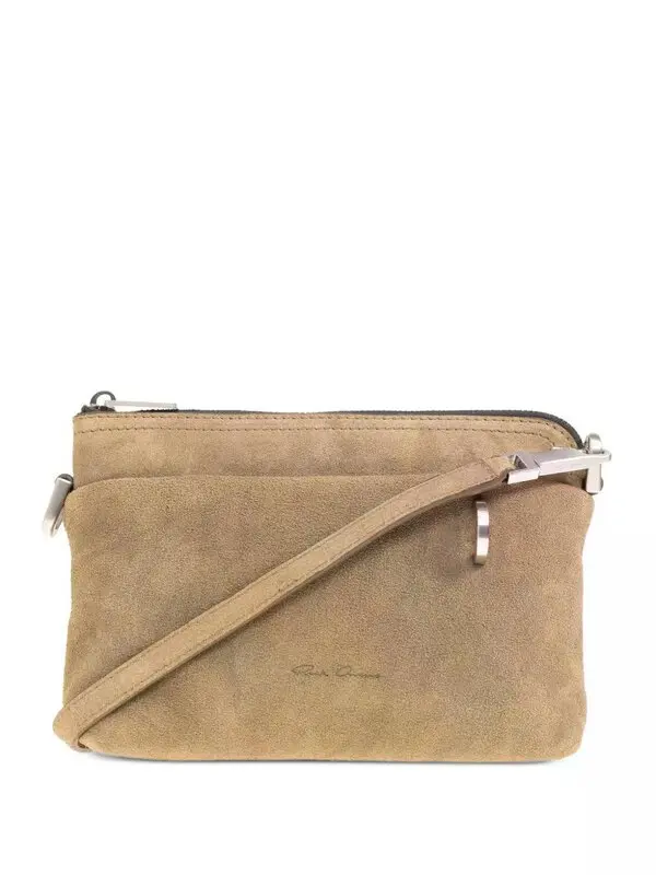 Rick Owens Adri Suede Shoulder Bag