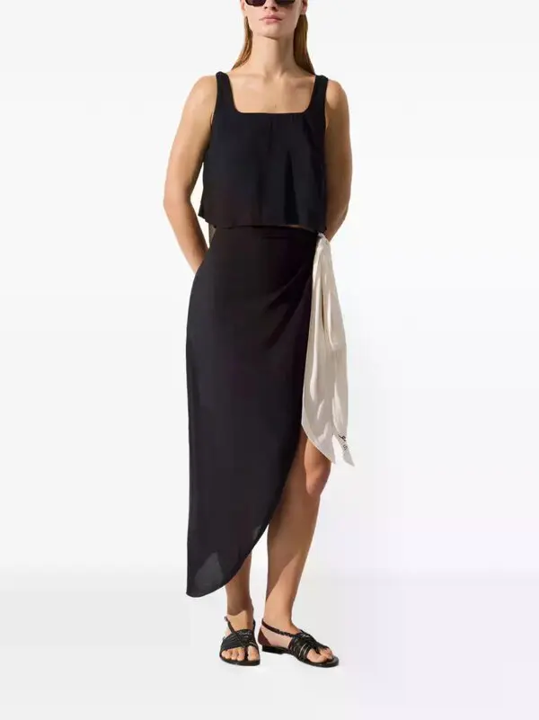 Karl Lagerfeld Bow Detail Square Neck Top