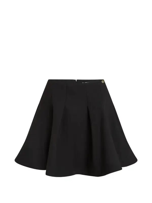 Karl Lagerfeld Mini Logo-detail Pleated Skirt