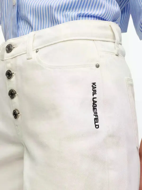Karl Lagerfeld Ikon Button-fastening Shorts