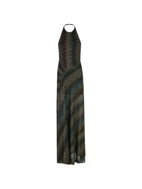 Missoni Halter Neck Snake-print Maxi Dress