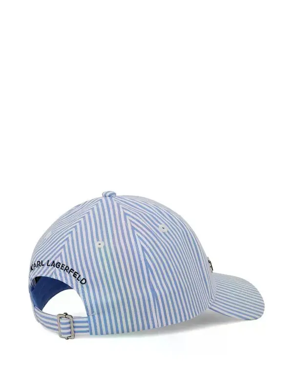 Karl Lagerfeld Pin Stripes Cap