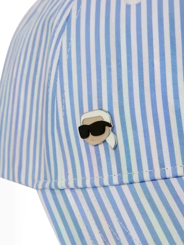 Karl Lagerfeld Pin Stripes Cap
