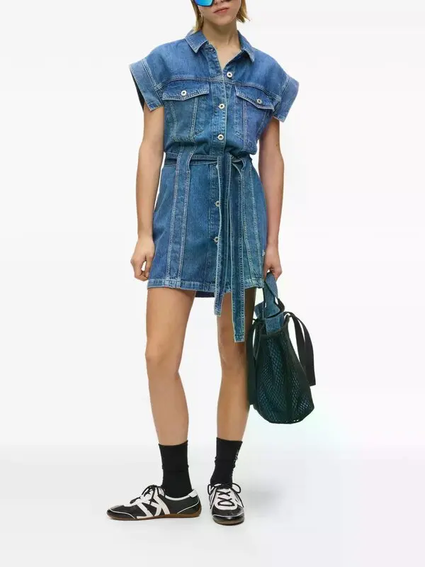 Karl Lagerfeld Belted Mini Dress
