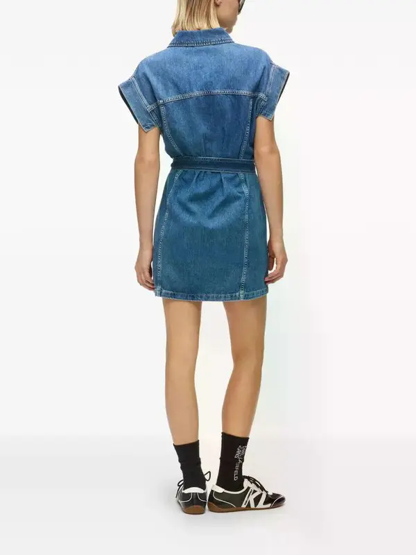 Karl Lagerfeld Belted Mini Dress