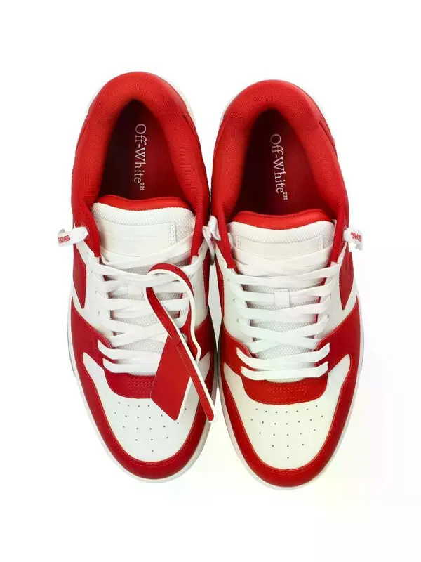 Off-White Out Of Office Arrow-detail Sneakers - Red
