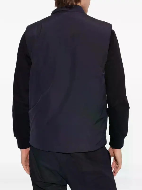 Moncler Buttoned Pocket Gilet - Blue