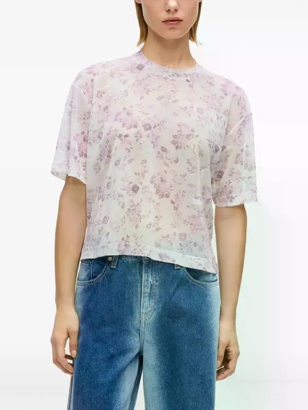 Karl Lagerfeld Floral-print T-shirt