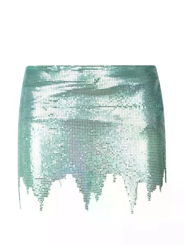 POSTER GIRL Sequinned Mini Skirt - Blue