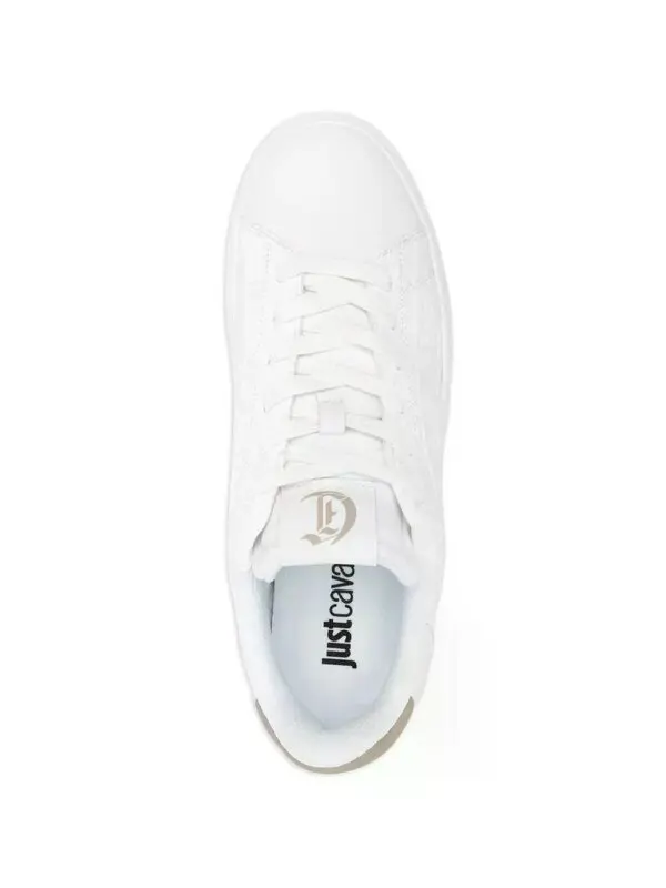 Just Cavalli Embossed Low Top Sneakers