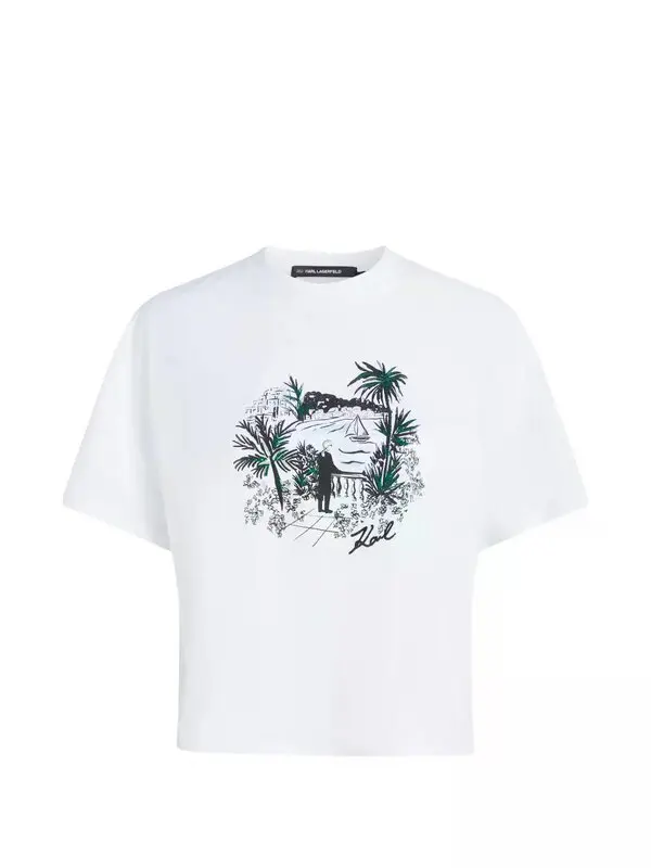 Karl Lagerfeld Graphic-print T-shirt - White