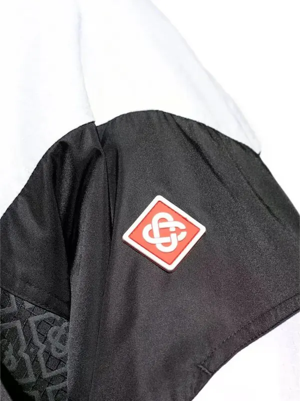 Casablanca Logo-detail Panelled Coat