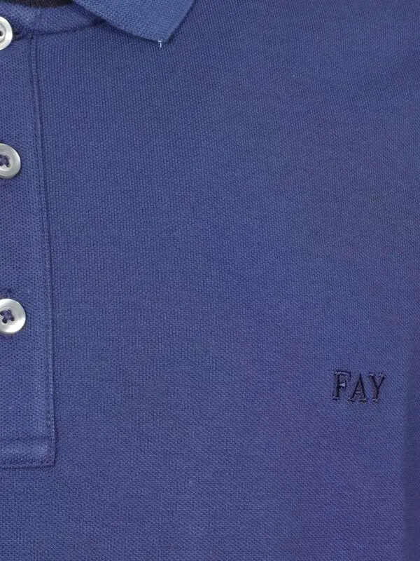 FAY Buttoned Polo Shirt