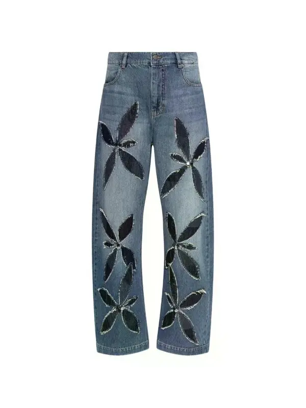Munthe Floral Appliqué Jeans