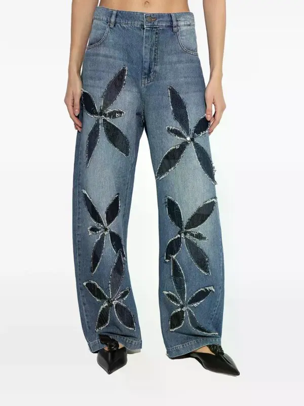 Munthe Floral Appliqué Jeans