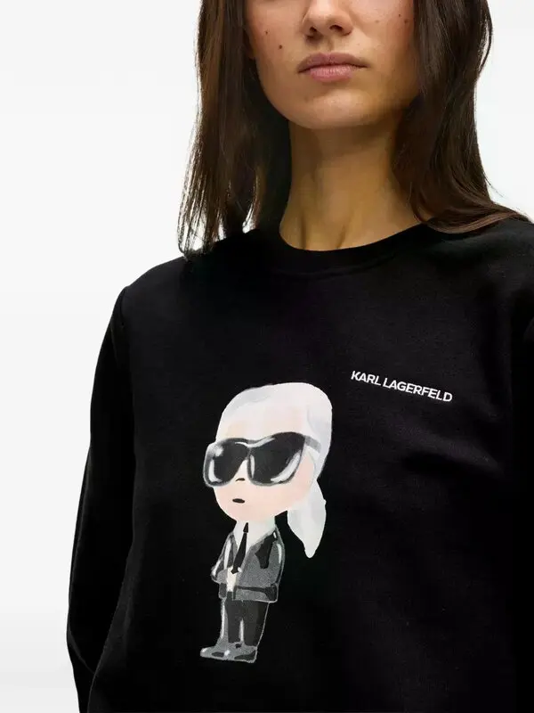 Karl Lagerfeld Ikon Aquarelle Sweatshirt