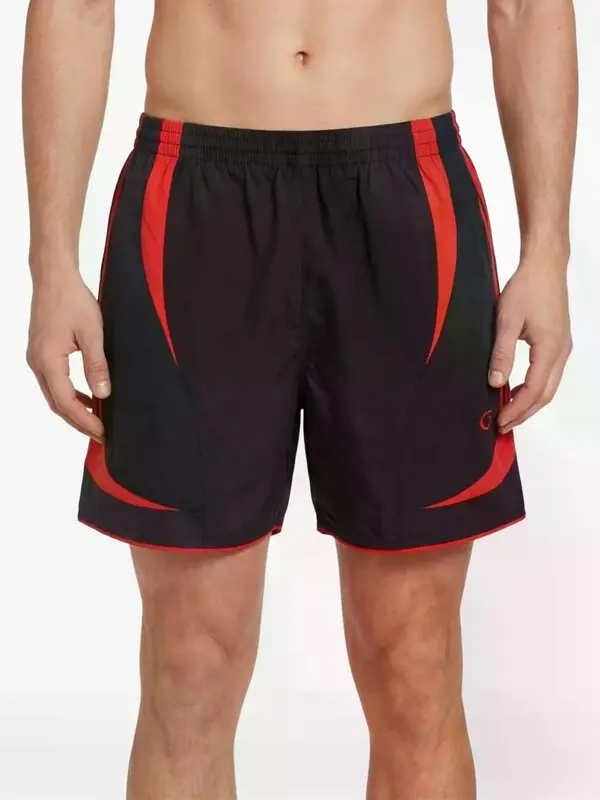 Balenciaga Soccer Swim Shorts - Black