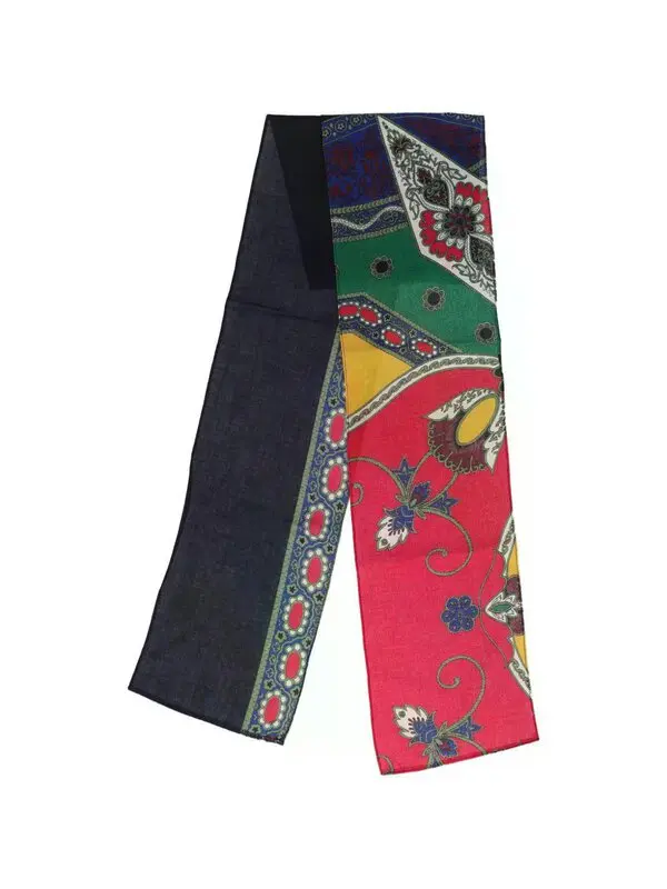Vintage Flower-patterned Scarf