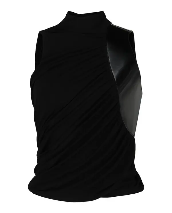 FERRAGAMO Panelled Draped Top