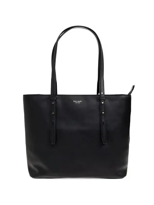 Kate Spade New York Studded Leather Tote Bag - Black