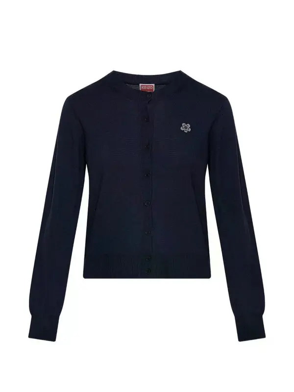 Kenzo Boke Flower Embroidered Cardigan