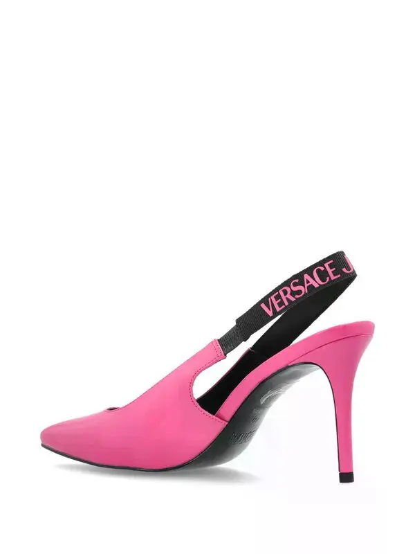 Versace Logo-strap Pumps