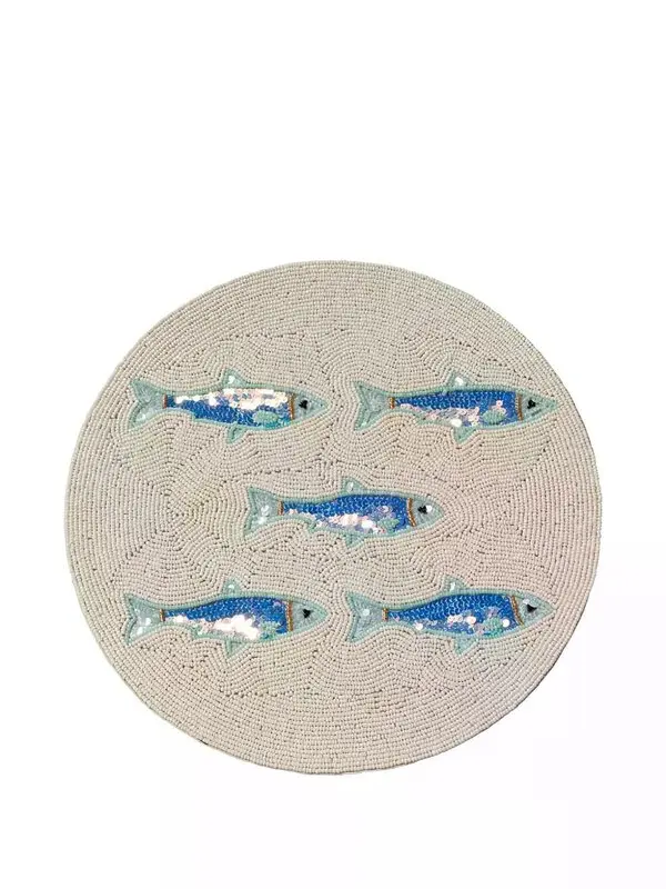 CHEHOMA Fish-motif Placemat - Neutrals